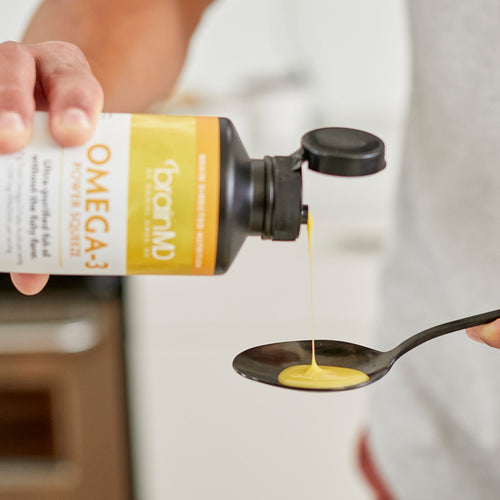Omega 3 Supplement Liquid | Omega-3 Power Squeeze | BrainMD | BrainMD